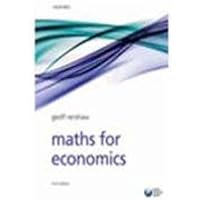 Maths for Economics: Amazon.co.uk: Renshaw, Geoff: 9780198704379: Books