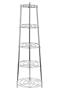 Premier Housewares 5-Tier Pan Stand - Chrome: Amazon.co.uk: Kitchen & Home