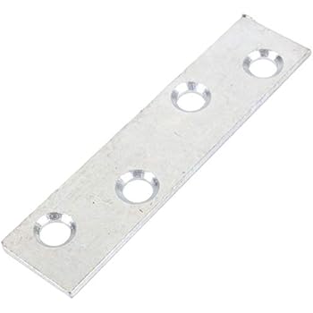 30pc Pack of Heavy Duty Steel Flat Straight Fixing Plates with 120x ...