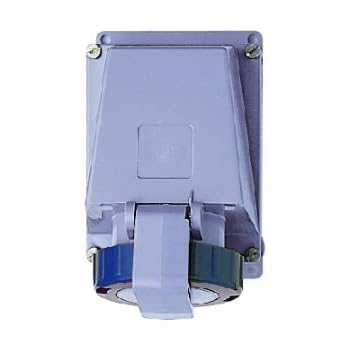 MK Commando K9194 Angled Socket Outlet 16 Amp 2P+E 200-250 Volt (IP67 ...