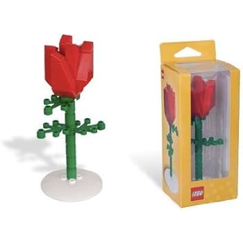 LEGO Seasonal: Red Rose (5" Tall): Amazon.co.uk: Toys & Games