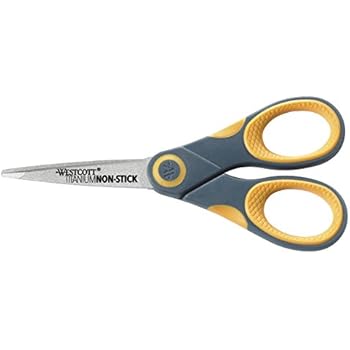 Westcott 5-Inch Straight Titanium Bonded Non-Stick Scissor: Amazon.co ...