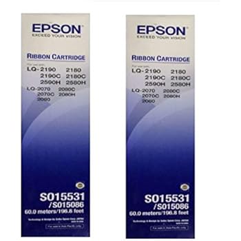Epson Ribbon Cartridge 8750, S015516, LX-300+ II (Black, C13S015637 ...