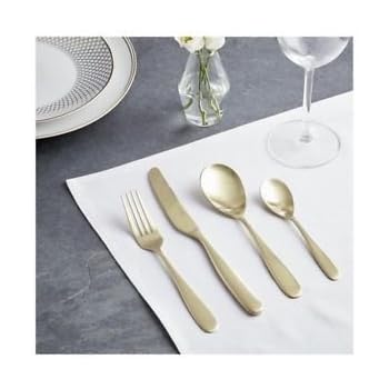 Fox & Ivy Soho Stainless Steel 16 Piece Cutlery Set: Amazon.co.uk ...