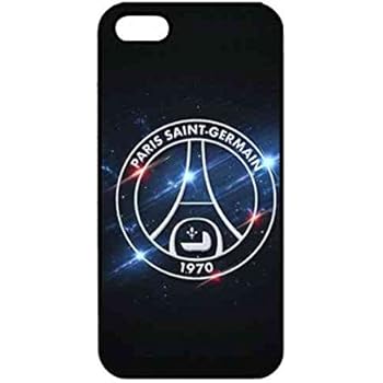 Coque souple transparente officielle PSG avec logo couleur iPhone SE et ...