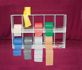Thera-Band Cando Exercise Band Rack, Plastic, 10 Rolls: Amazon.co.uk ...