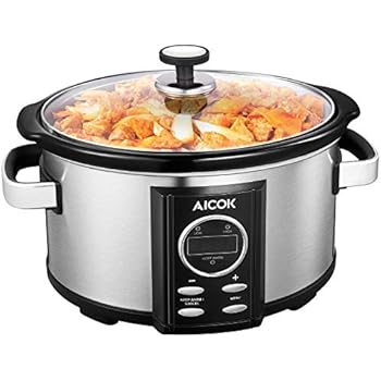 Electrolux ESC7400 Slow Cooker, Pentola Elettrica in Ceramica, Capacità ...