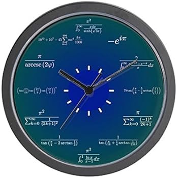Amazon.de: Mathematiker Uhr mit Rechenaufgaben