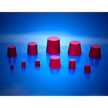 RUBBER BUNGS STOPPER Pkt of 5 ORANGE 18mm x 15mm x 24mm SOLID IDEAL FOR ...