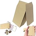 Indigo Plain Money Dinner Brown Manilla Envelopes (50) : Amazon.co.uk ...