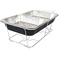 Stackable Chafing Food Warmer Wire Rack Chafer Stand Chrome Sturdy Non ...