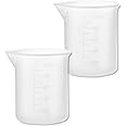 2pcs 100ml Graduated Beaker Clear Plastic Measuring Cup,Multipurpose ...