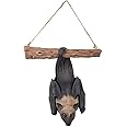 Real Life Hanging Fruit Bat Highly Detailed Frost Resistant Resin Home ...