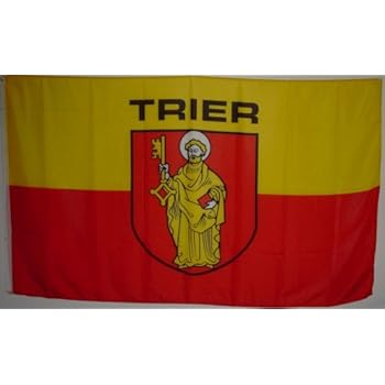 FRIP - Fahne Trier Stadt Flagge Grösse 1,50x0,90m: Amazon.de: Garten