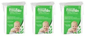 Buy Prima baby Squares, Soft and Gentle, Chemical Free, 60 Pcs - Combo ...