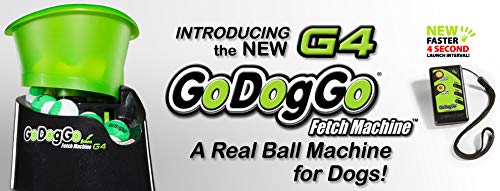 GoDogGo Fetch Machine Dog Ball Launcher & Automatic Ball Launcher for ...