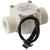 Robodo 1/2'' Water Flow Hall Sensor Control Switch Fluid Flow Meter ...