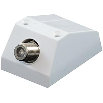 TV Aerial Coax Outlet Socket Box UHF Surface Mount: Amazon.co.uk ...