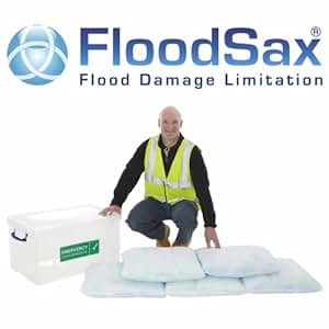 5 X Floodsax Water Absorb Flood Sandbag Sand Bag Alternative Chemical ...