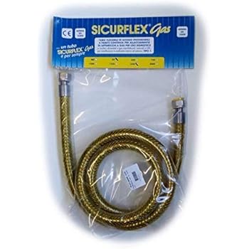 Flessibile r. inox manichetta gas FF/sx cm 70 X CENTRALINA BOMBOLA Made ...