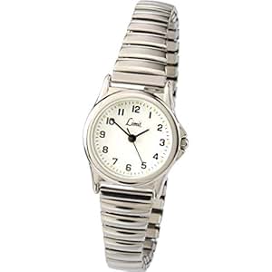Limit Women's Quartz Watch with White Dial Analogue Display and Silver ...