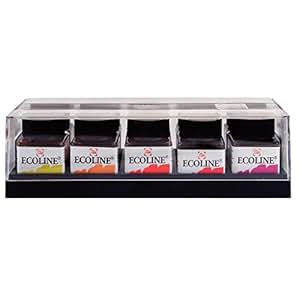 ECOLINE - CONCENTRATED LIQUID WATERCOLOUR INK - SET 10X30ml by Talens Ecoline: Amazon.fr ...