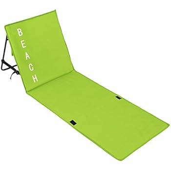 Amazon.de: Spetebo Strandmatte faltbar mit Rückenlehne - grau ...
