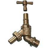Lockshield 1/2" Hose Union Bib Tap Outside Garden Tap secure against ...