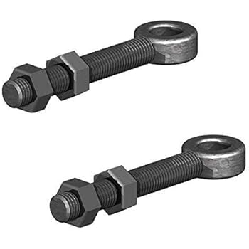 Gatemate Wrought Iron Gate Hinges Fixing Kit Galvanised And Powder ...