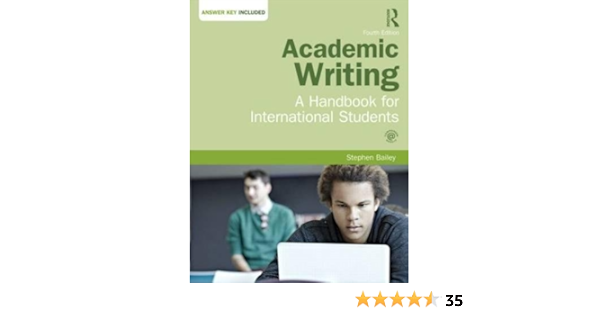 academic writing: a handbook for international students