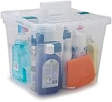 White Wham Plastic Handy Kitchen Cleaning Tool Utility Caddy Storage ...