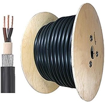 100m 3 core 4mm armoured cable BS5467 - by Cableland: Amazon.co.uk ...