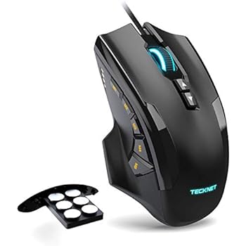 Perixx MX-2000B-11019 Programmable Laser Gaming Mouse, with Adjustable ...