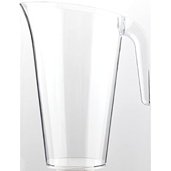 1.7L Reusable Plastic Stackable Pitcher Jug - Cocktail Water Jug ...