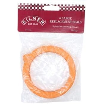 Kilner Replacement Rubber Seals 3ltr - Pack of 6 | Kilner Jar Seals ...