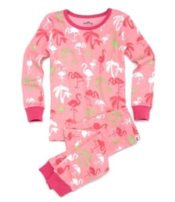 Hatley Flamingo Pajama Set, Pyjamas, Girls, 7 years: Amazon.co.uk: Clothing