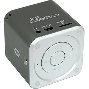 Jay-tech Mini Bass Cube SA101 Mini Lautsprecher und MP3-Player (microSD ...