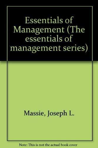 Essentials of Management (The essentials of management series): Amazon ...