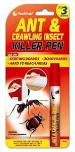 Pestshield Ant & Crawling insect killer Pen, 9ml: Amazon.co.uk: Garden ...