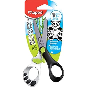 Maped Koopy Spring-Assisted Educational Scissors, 5 Inch, Blunt Tip ...