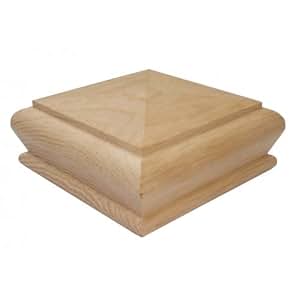 Oak Pyramid Newel Cap: Amazon.co.uk: Kitchen & Home