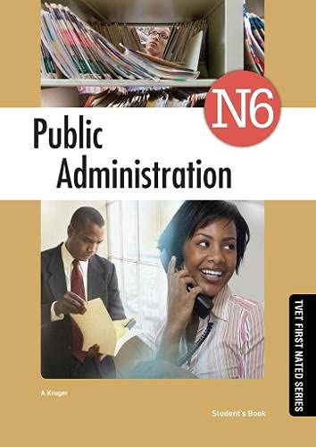 Buy Public Administration N6 Lecturer's Guide (TVET First Nated Series ...