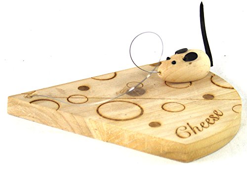 marymarygardens Small Wooden Cheese Board With Cutting Wire And Mouse ...