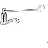 Brass Chroma Finish Hospital Elbow/Wrist Operated Long Handle Action ...