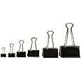 Se Online Binder Clips for Paper Holding Clip Metal Black(Pack of 36 ...