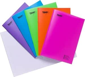 A4 Strong Plastic Notepad Feint Ruled 80 Page Lined Paper Exercise ...