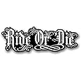 B&W ' Ride Or Die ' Slogan Design with Energy Drink Style Motif Vinyl ...