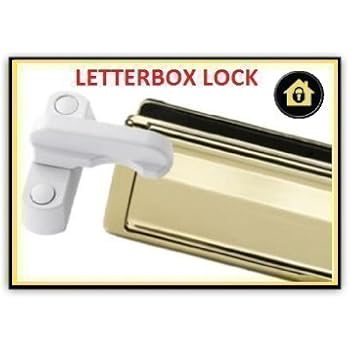 Flaplock - White Letterbox Security Lock to Prevent unauthorised Access ...
