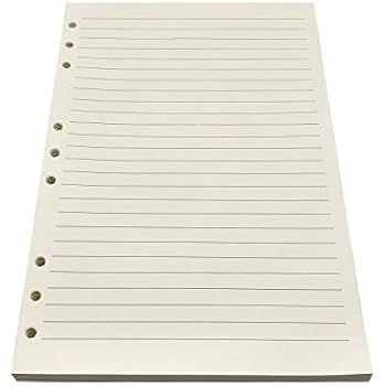 B5 Planner Refills 9 Hole Pages Ring Binder B5 Blank Paper Refill for ...