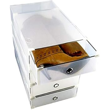 Caraselle 5 Stackable Clear Knee Length Boots Storage Boxes: Amazon.co ...